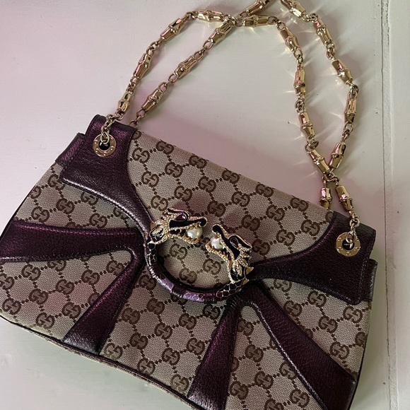 Gucci | Bags | Gucci Double Dragon Head Purse Perfect For The Year Of ...